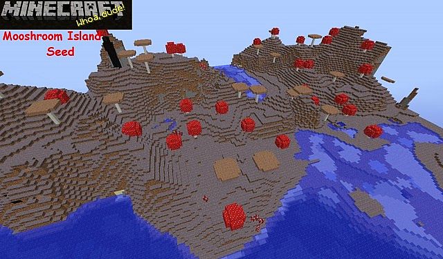 Mooshroom Island Seed Minecraft Map