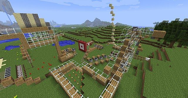 Rube Goldberg Machine Minecraft Project