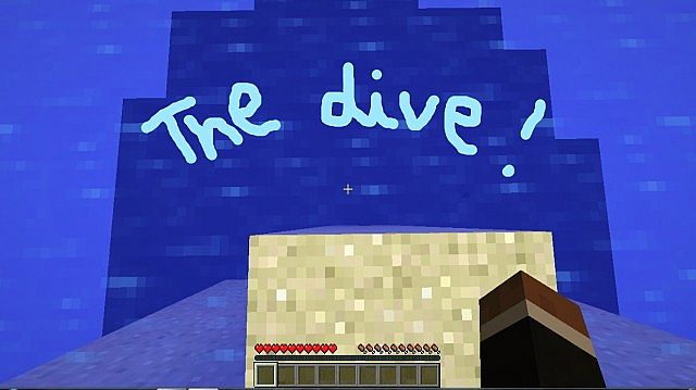 THE DIVE! Survival challenge. Minecraft Map