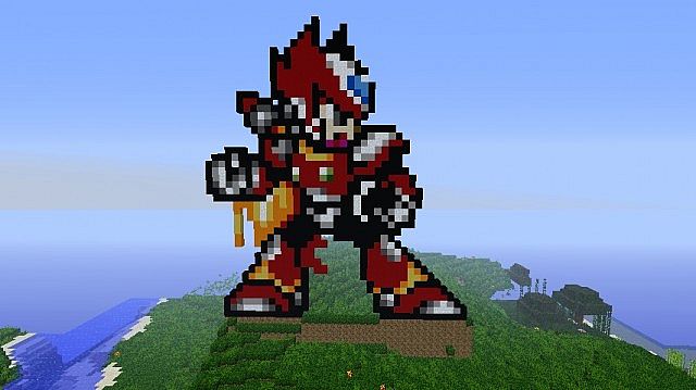 Zero from MegaMan Minecraft Map