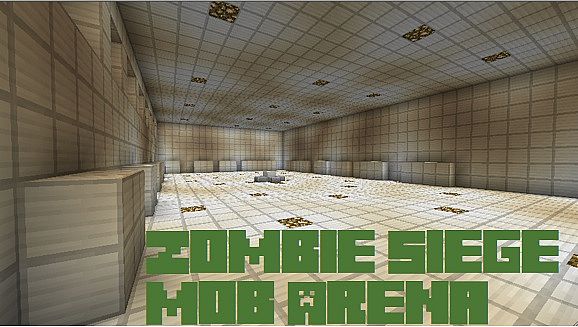 Zombie Siege Mob Arena for 1.5!! Minecraft Map
