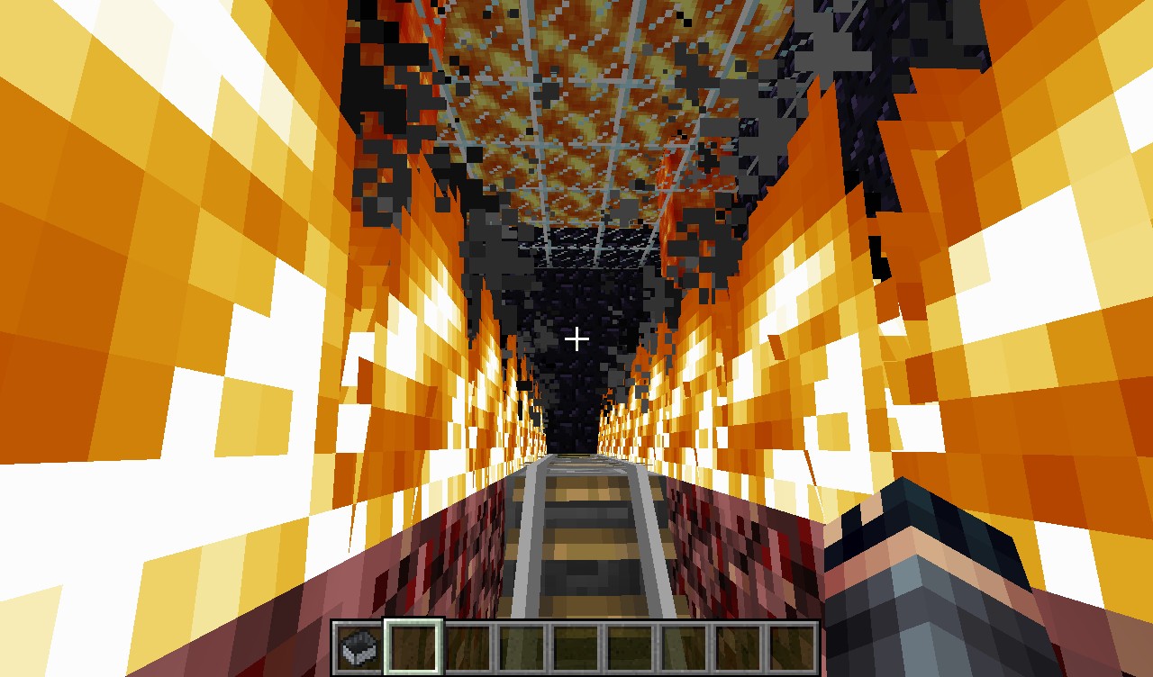 The Lunar Journey Roller Coaster Minecraft Map