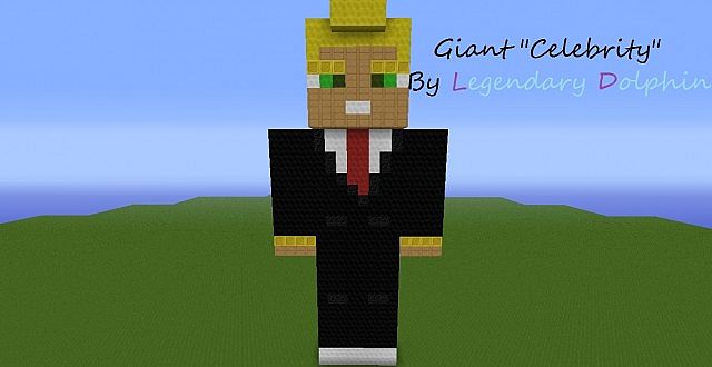 Giant "Celebrity" (Made By Me) Minecraft Map