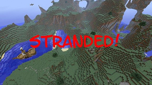 STRANDED!! (Survival map) Minecraft Map