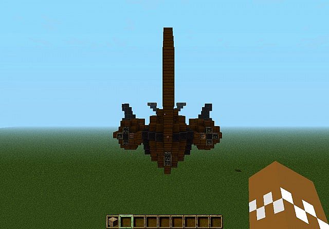 Nightmare class demon ship (Zeppelin mod compatible) Minecraft Map