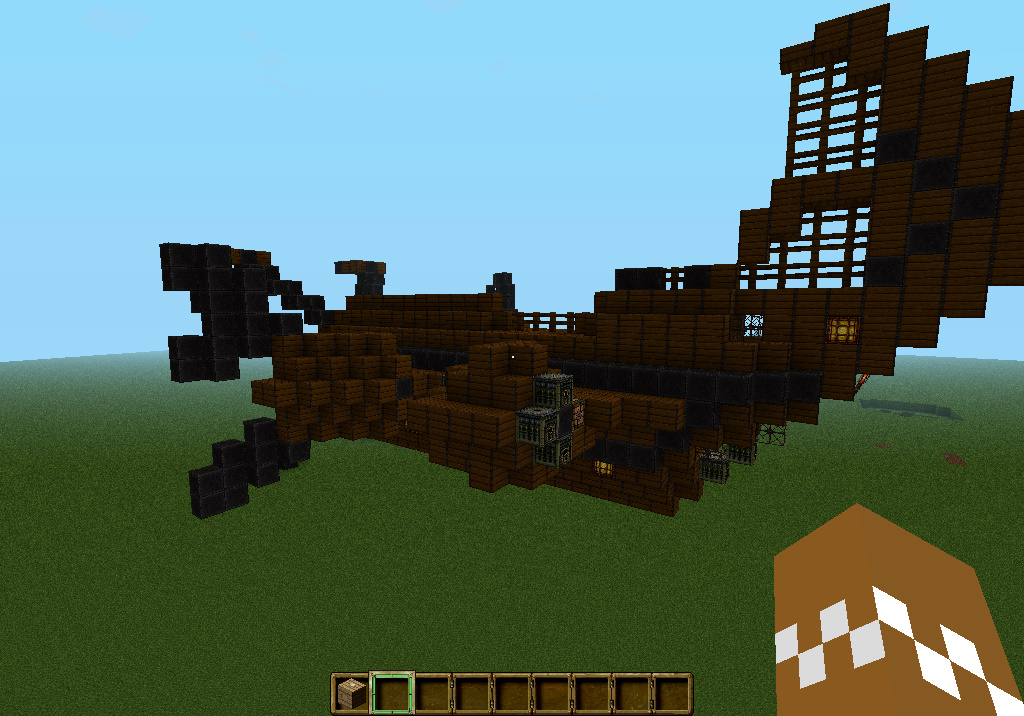 Nightmare class demon ship (Zeppelin mod compatible) Minecraft Map