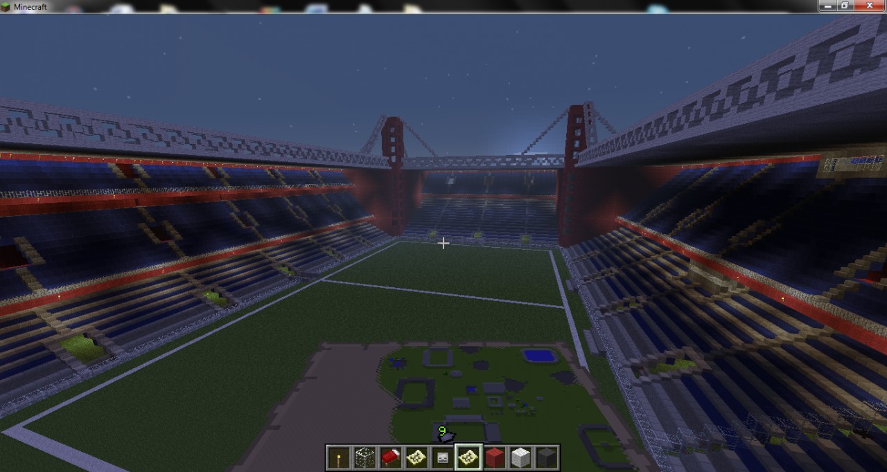 World of stadiums Minecraft Map