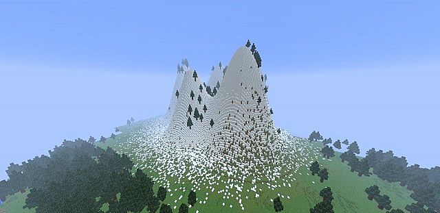 My Amazing Mountains Minecraft Map