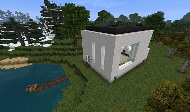 Mini Modern Starter Home Minecraft Map