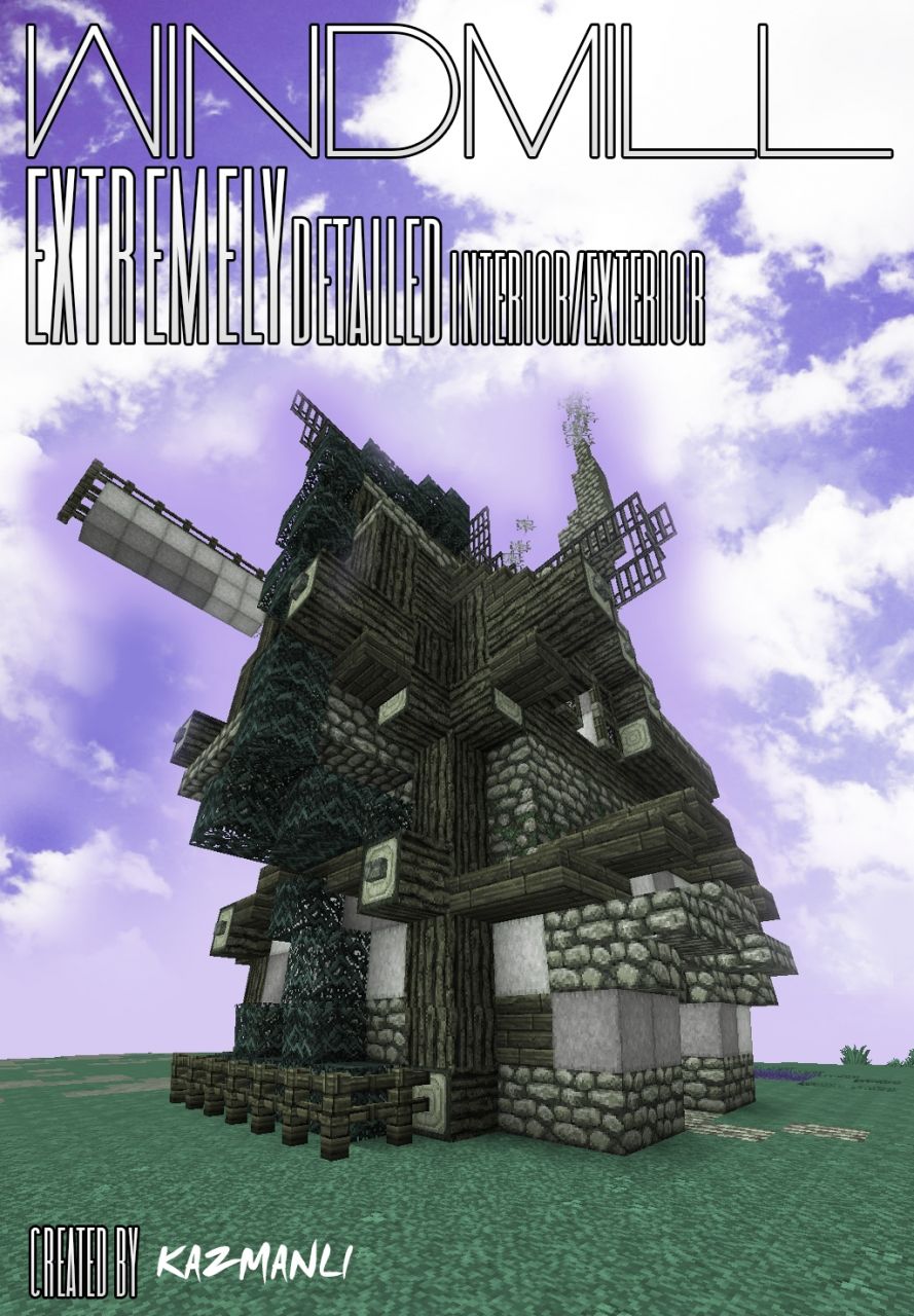 Ye'Old Windmill (Highly Detailed) Minecraft Map