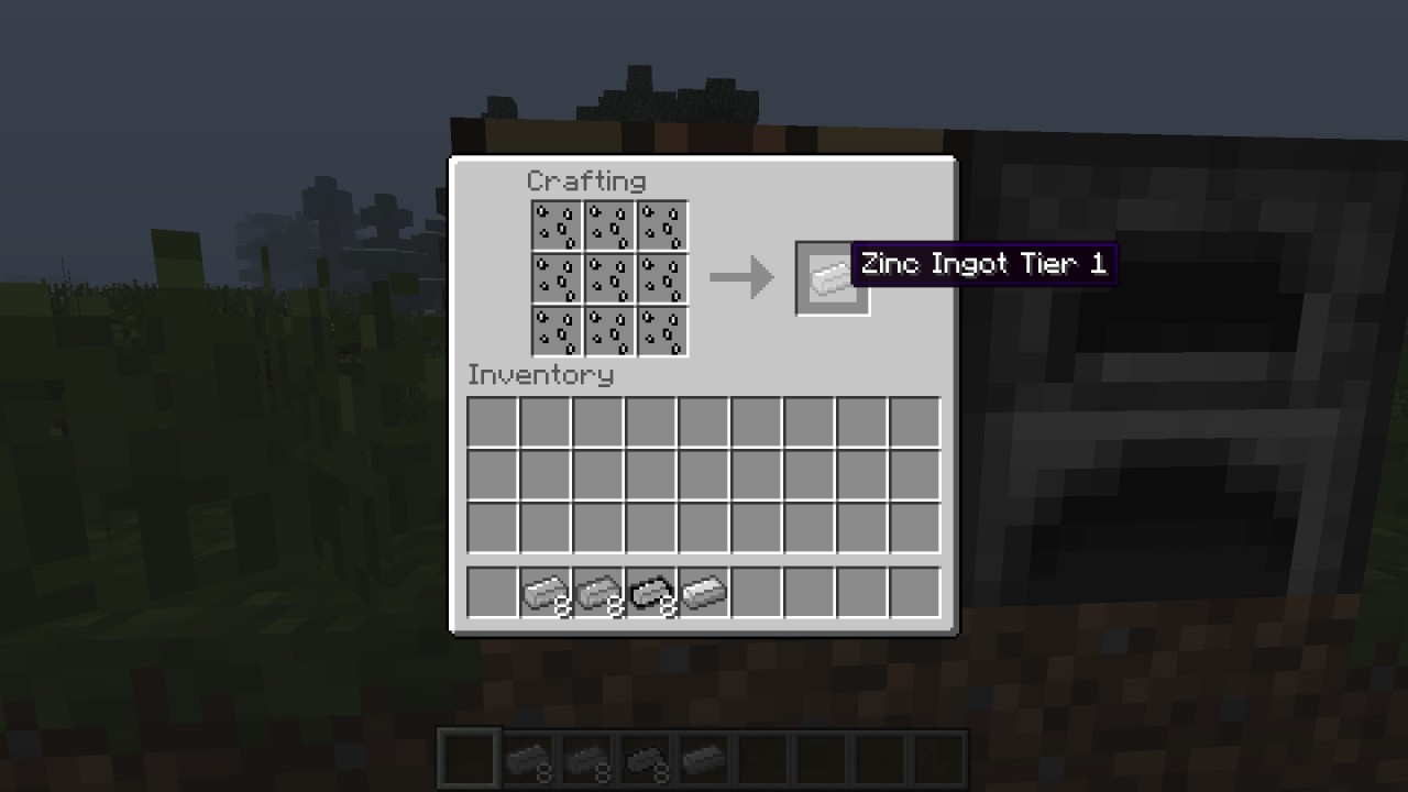 Zinc and Stainless Steel Minecraft Mod