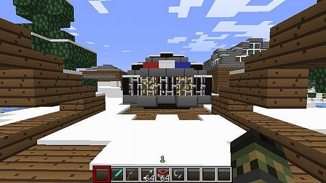 Police Car 1 Minecraft Map