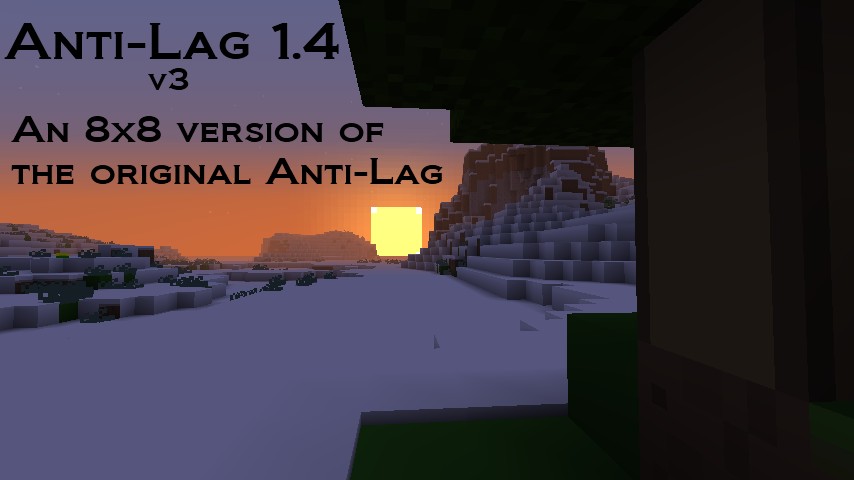 {1.4.2} Anti-Lag v3 (8x8) Minecraft Texture Pack