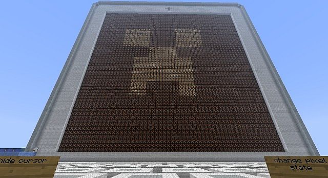 Pixel Screen Minecraft Map