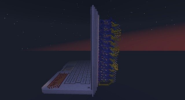 Pixel Screen Minecraft Map