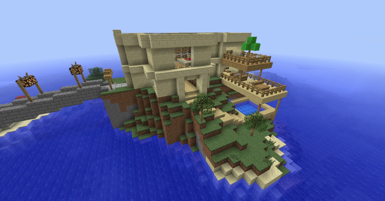 The Luxury Island Minecraft Map