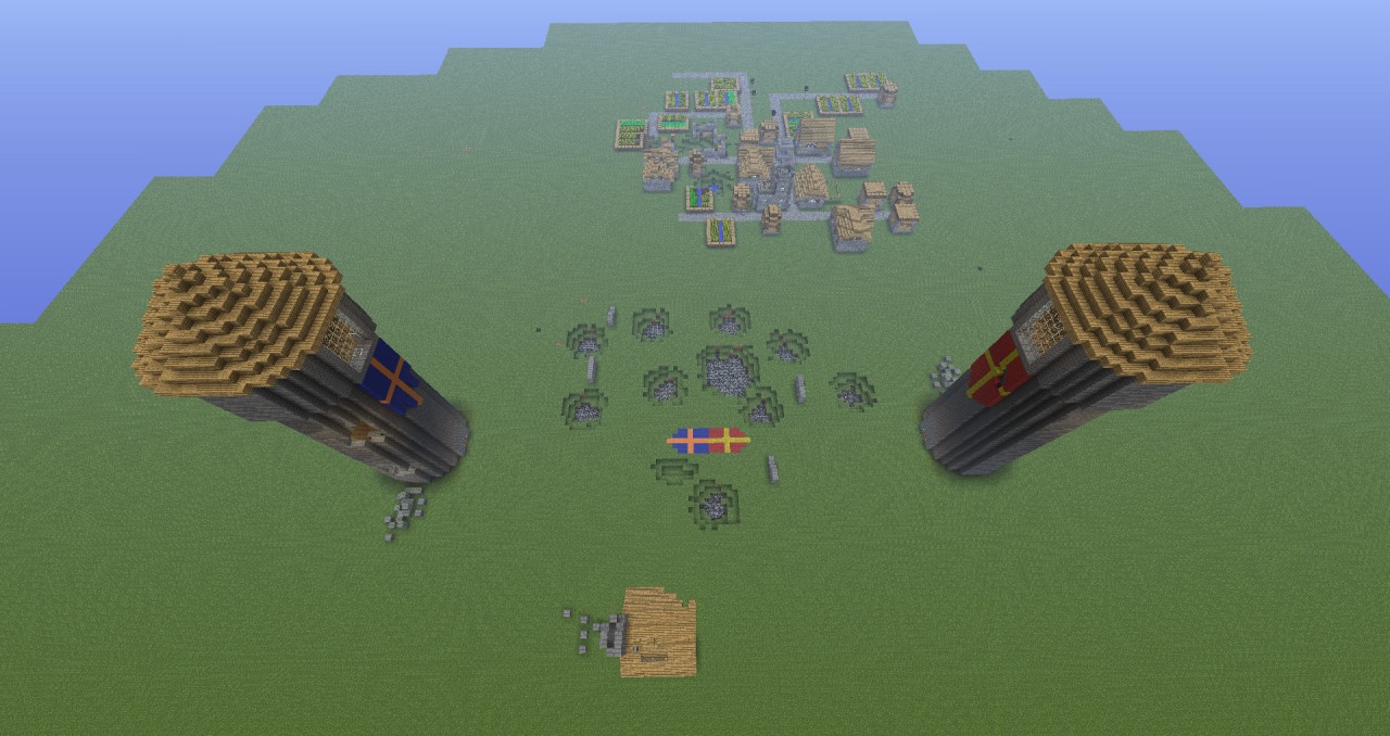 RED VS BLUE Minecraft Map