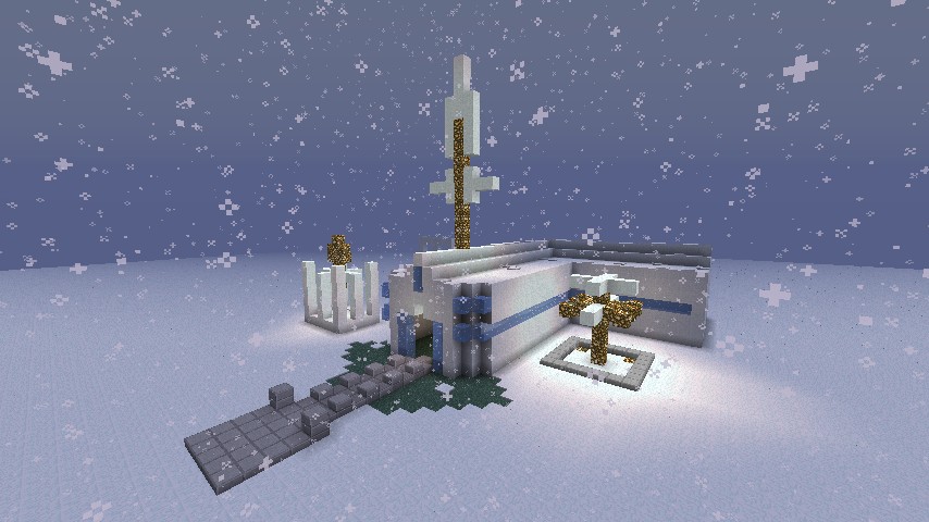 The Snowy Flat World Minecraft Map