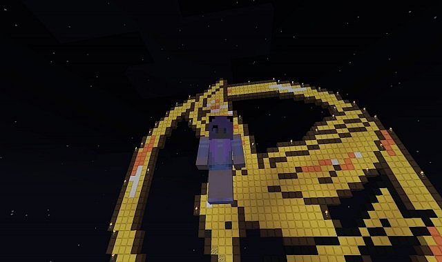 Hunger Games Pixel Art Minecraft Map