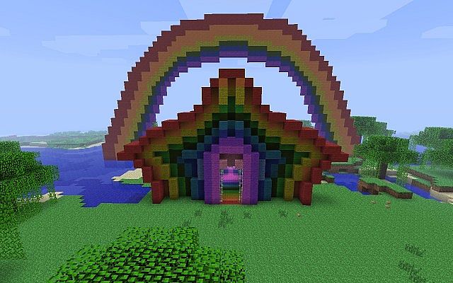 Rainbow Minecraft Map