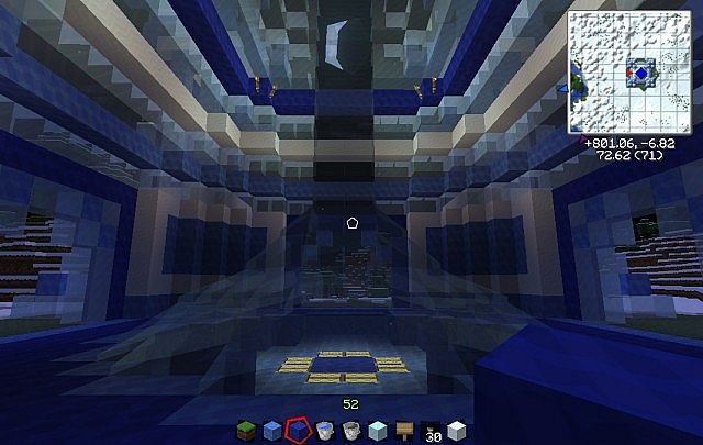 Ice/Water Temple Minecraft Map