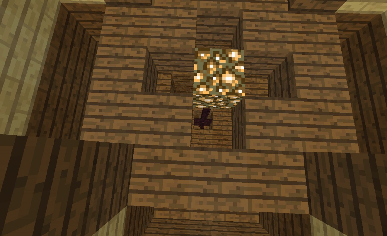 up side down world Minecraft Map