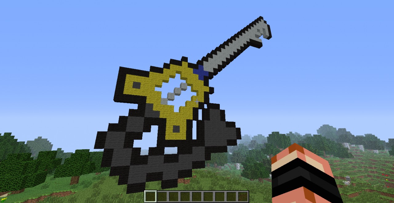 Kingdom Hearts Pixel Art Minecraft Map