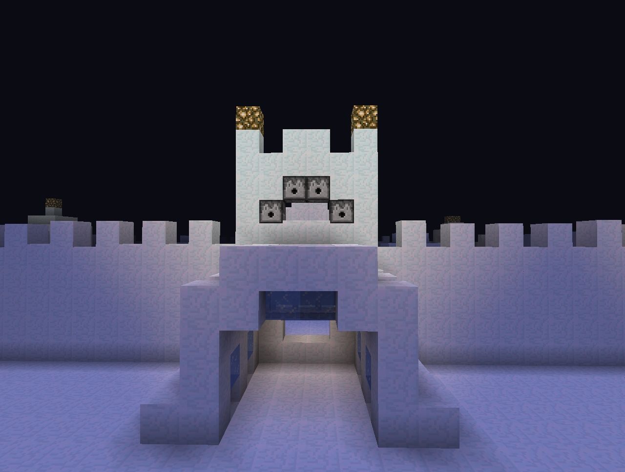 Snow Castle Minecraft Map