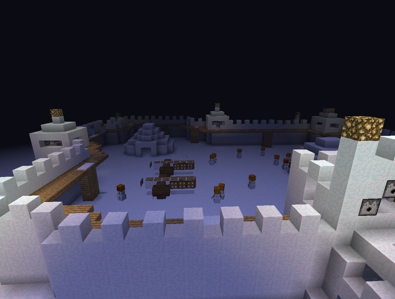 Snow Castle Minecraft Map