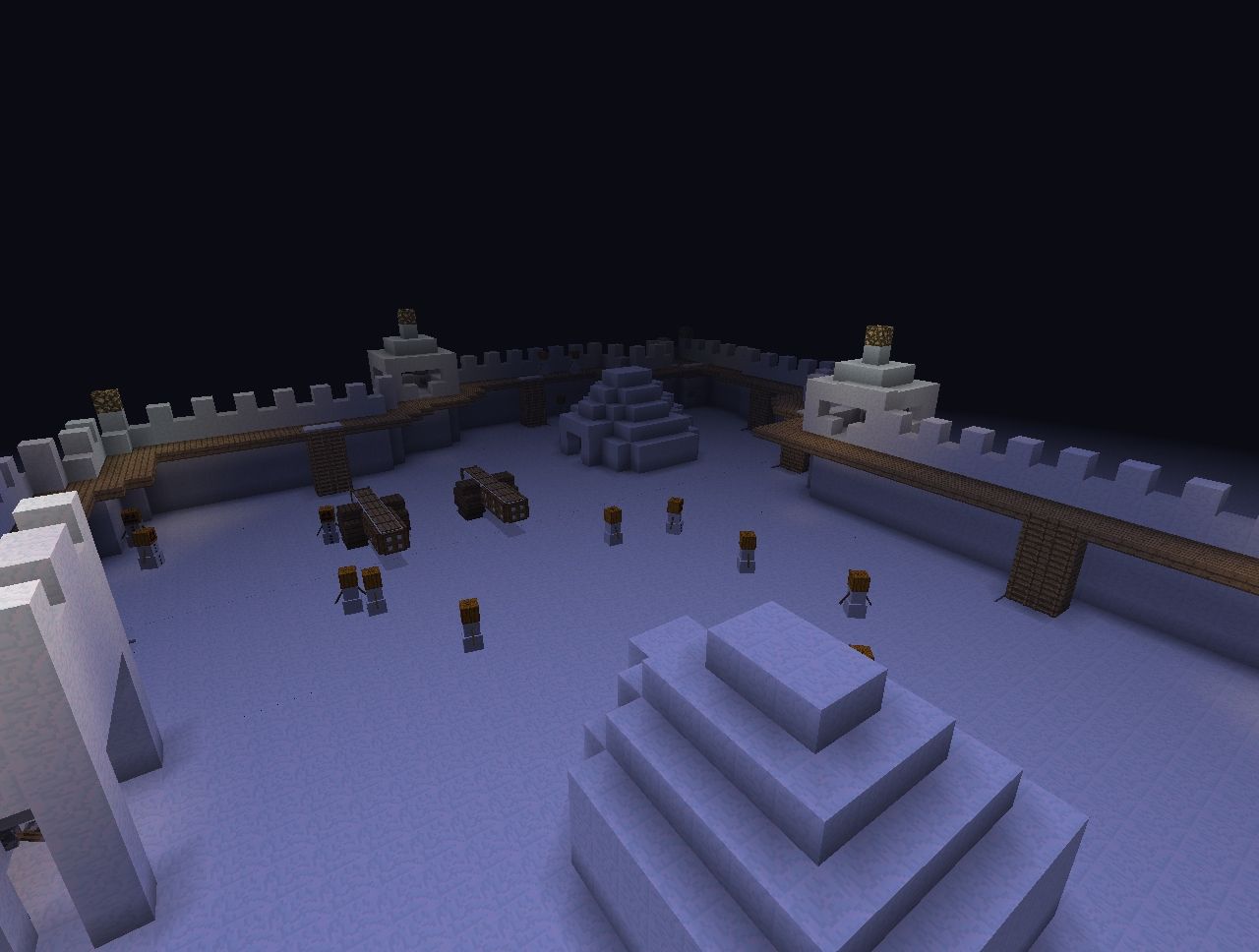 Snow Castle Minecraft Map