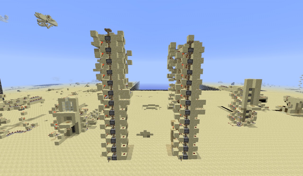 Minecraft - Maximum vertical piston extender Minecraft Map