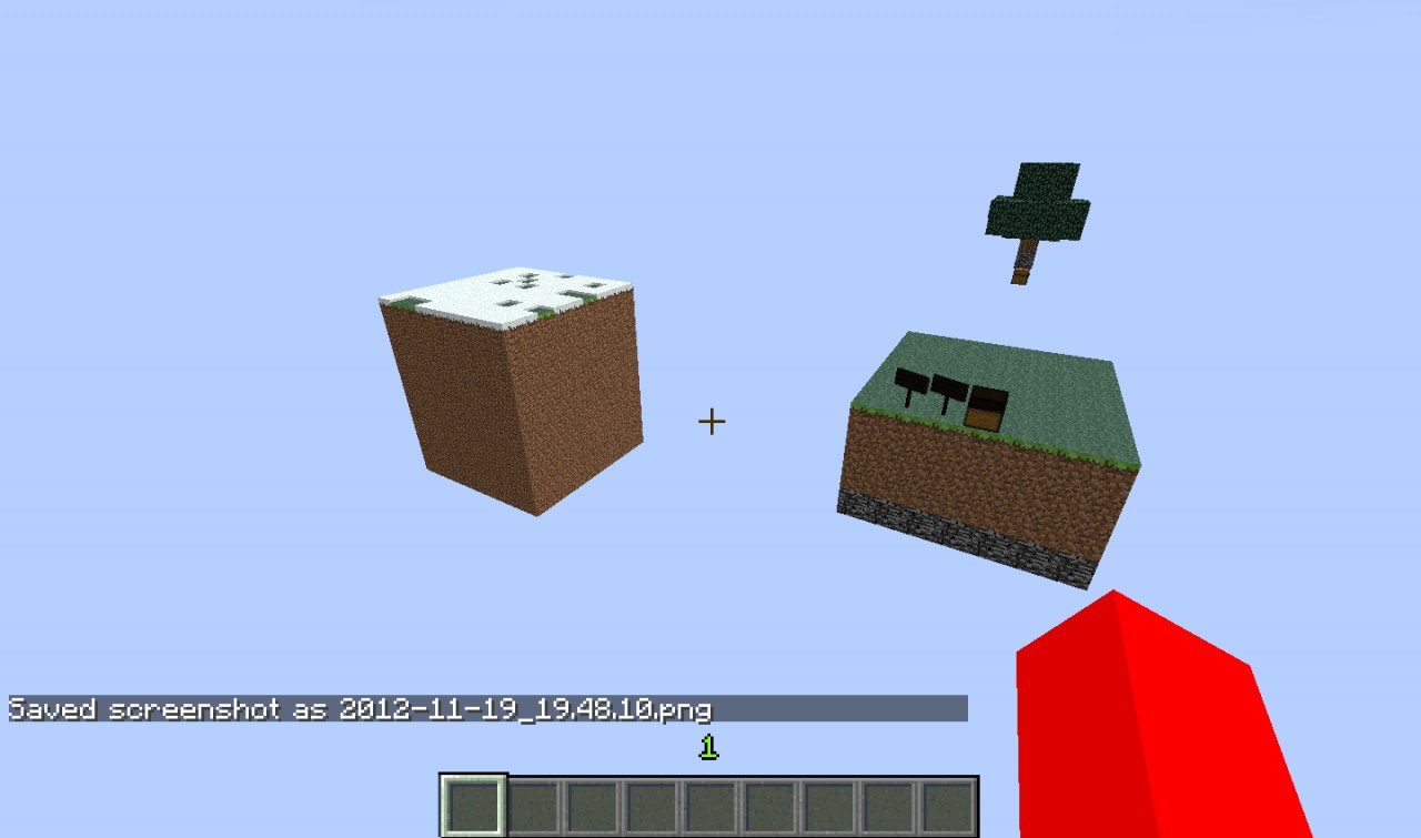 4 Block Survival Minecraft Map