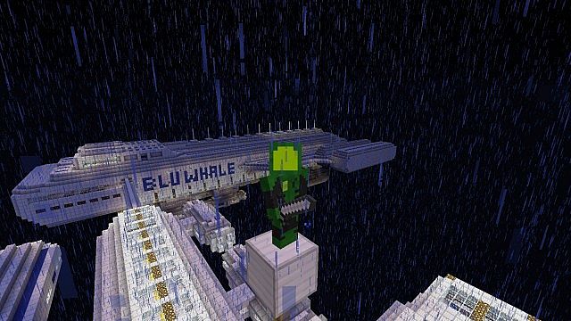Awesome space station with space ship! (Completely original) Minecraft Map