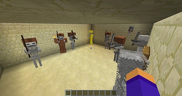 The Skeleton Family Minecraft Map