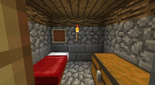 Advanced and Compact Survival House Minecraft Map