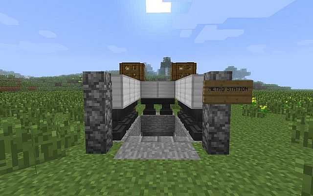 Metro Station Minecraft Map