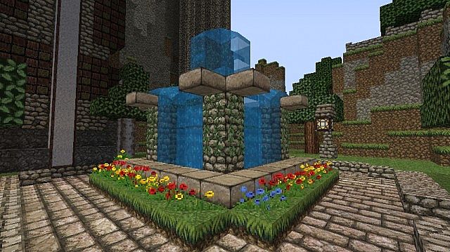 Minecraft Fountain Minecraft Project