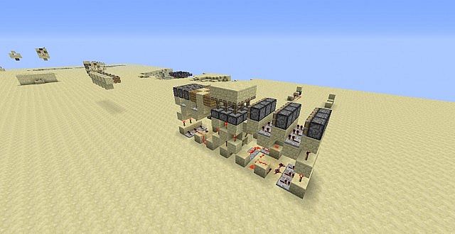 Compact 3x3 Block Swapper! (Flush and Expandable!) Minecraft Map