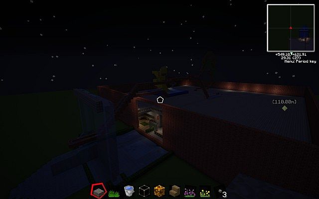 Huge Mansion 100 x 100 squares Minecraft Map