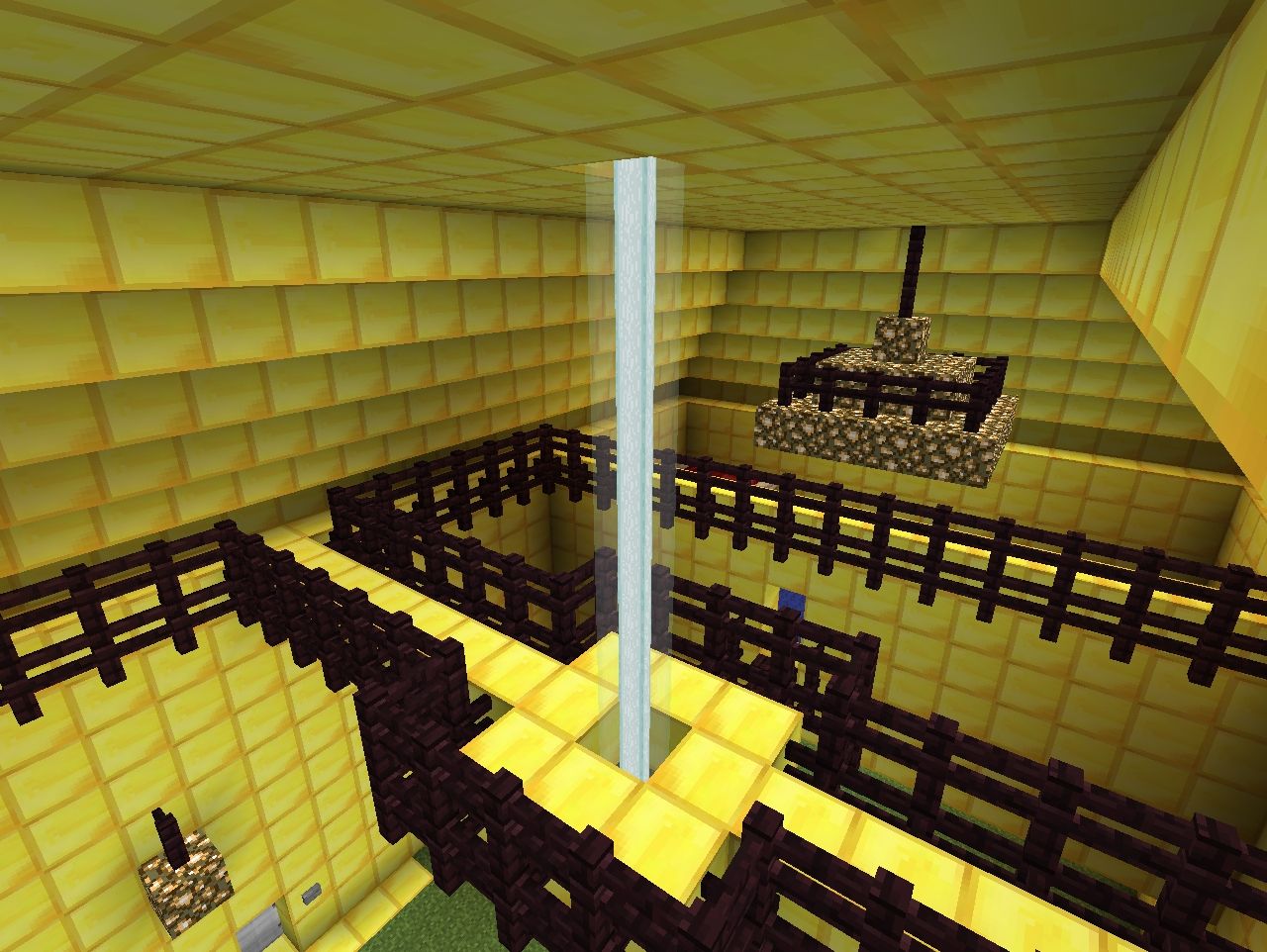 Pure Gold mansion Minecraft Map