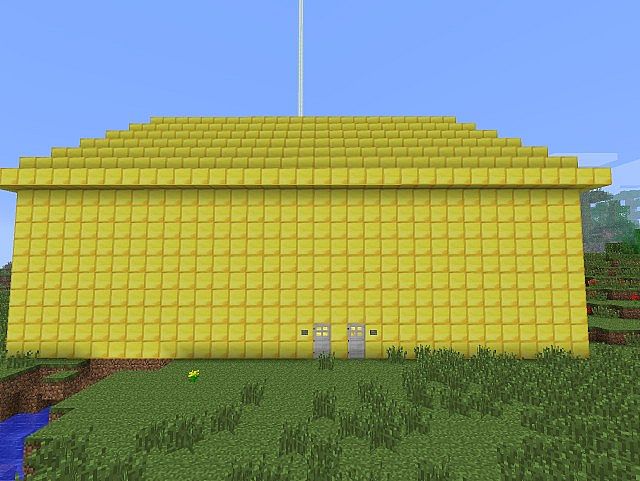 Pure Gold mansion Minecraft Project