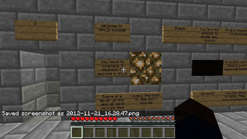 Ninja school REMADE 1.8.1 Minecraft Map