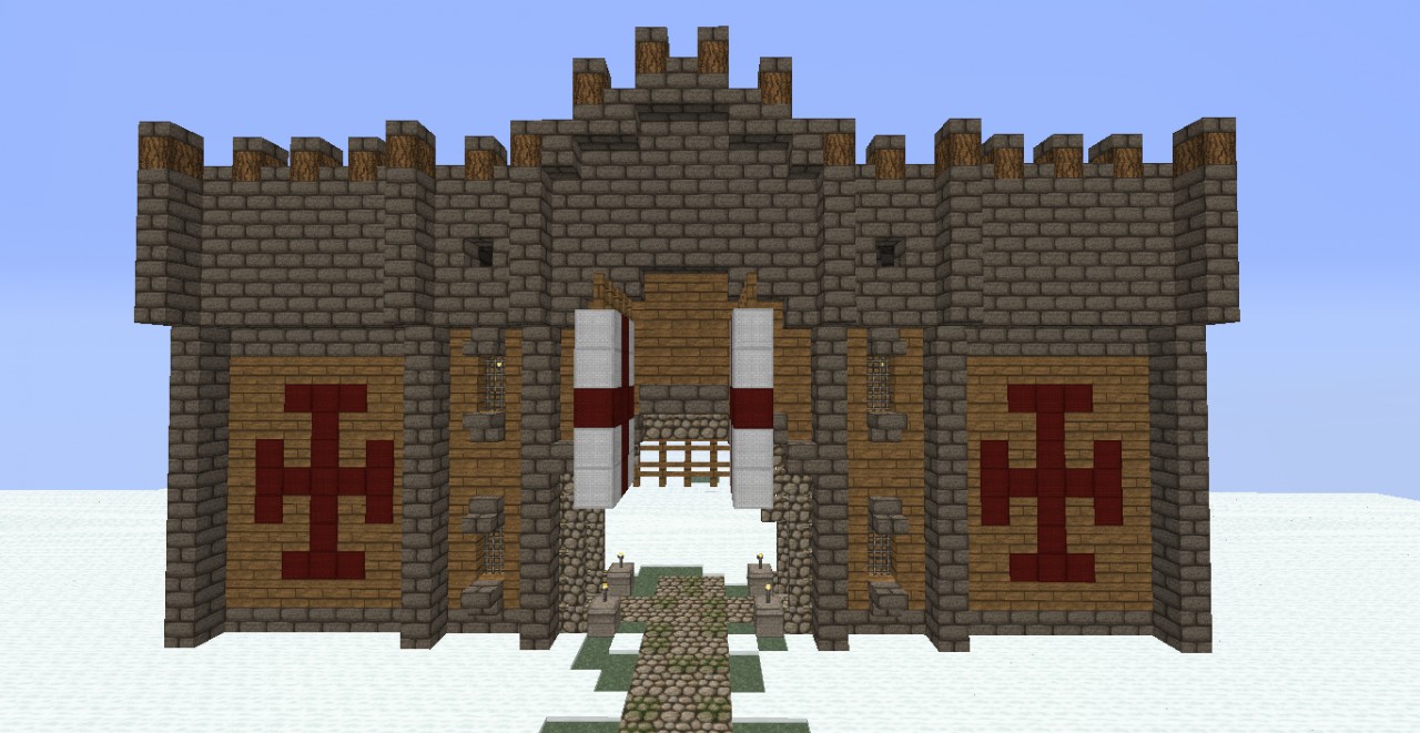 Castle/Town Gate Minecraft Map