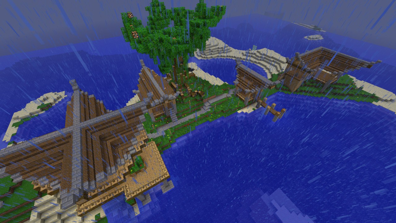 Keralis Inspired Rustic Island Minecraft Map