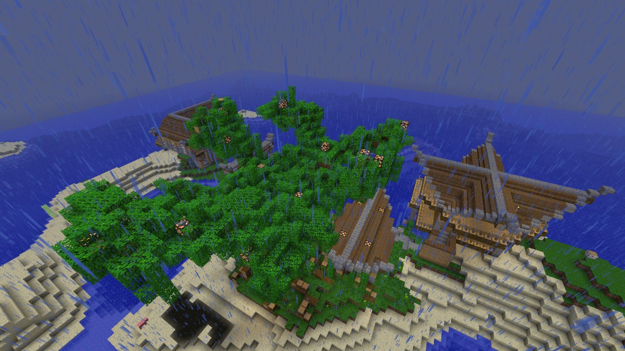 Keralis Inspired Rustic Island Minecraft Map