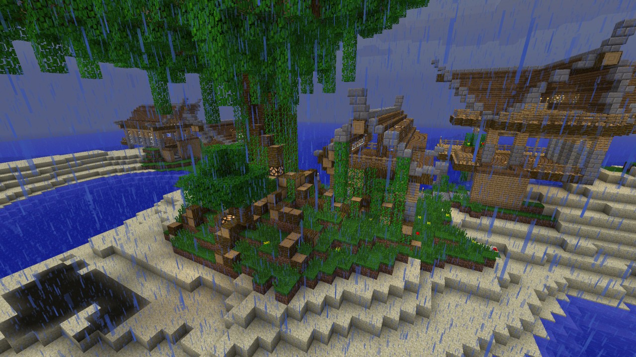 Keralis Inspired Rustic Island Minecraft Map