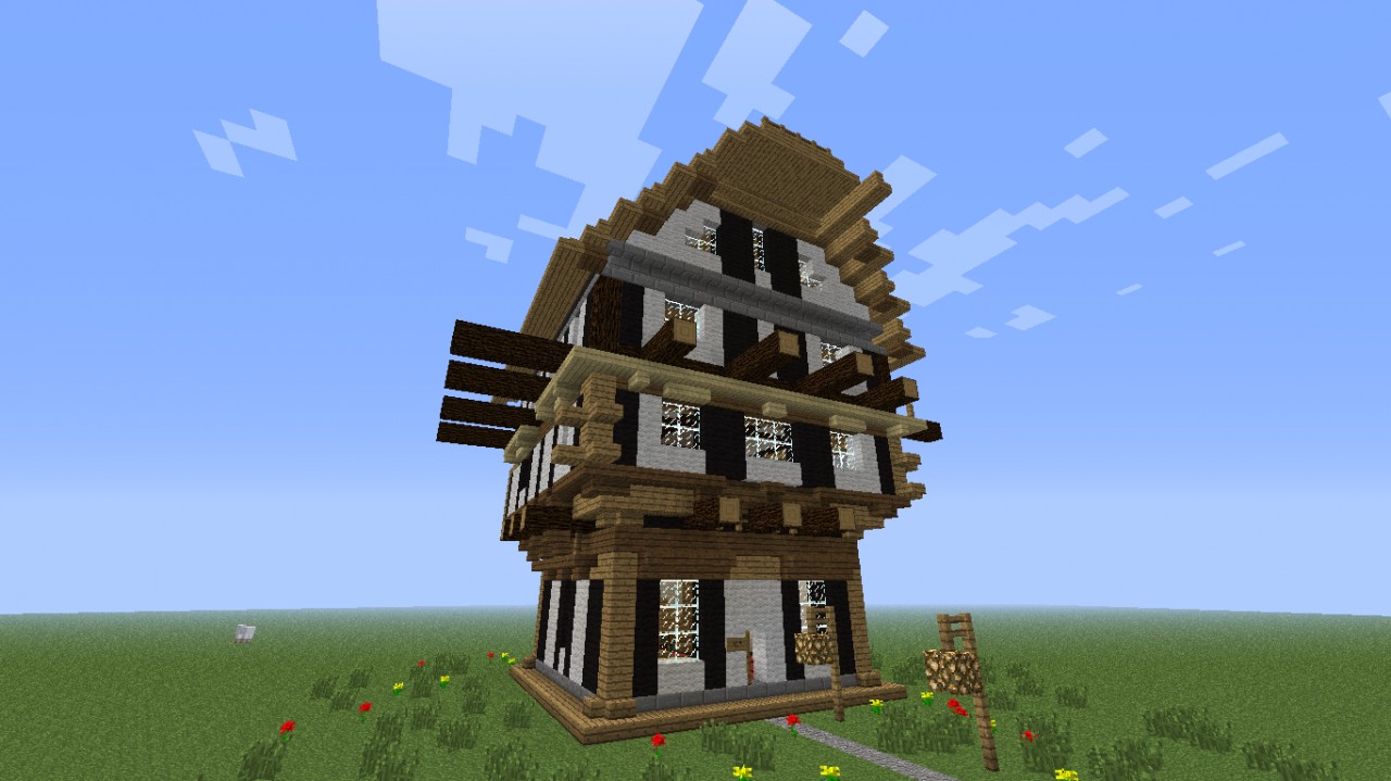 medieval tall building Minecraft Map
