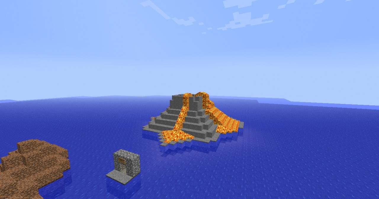 the hellish islands: a new kind of survival island Minecraft Map