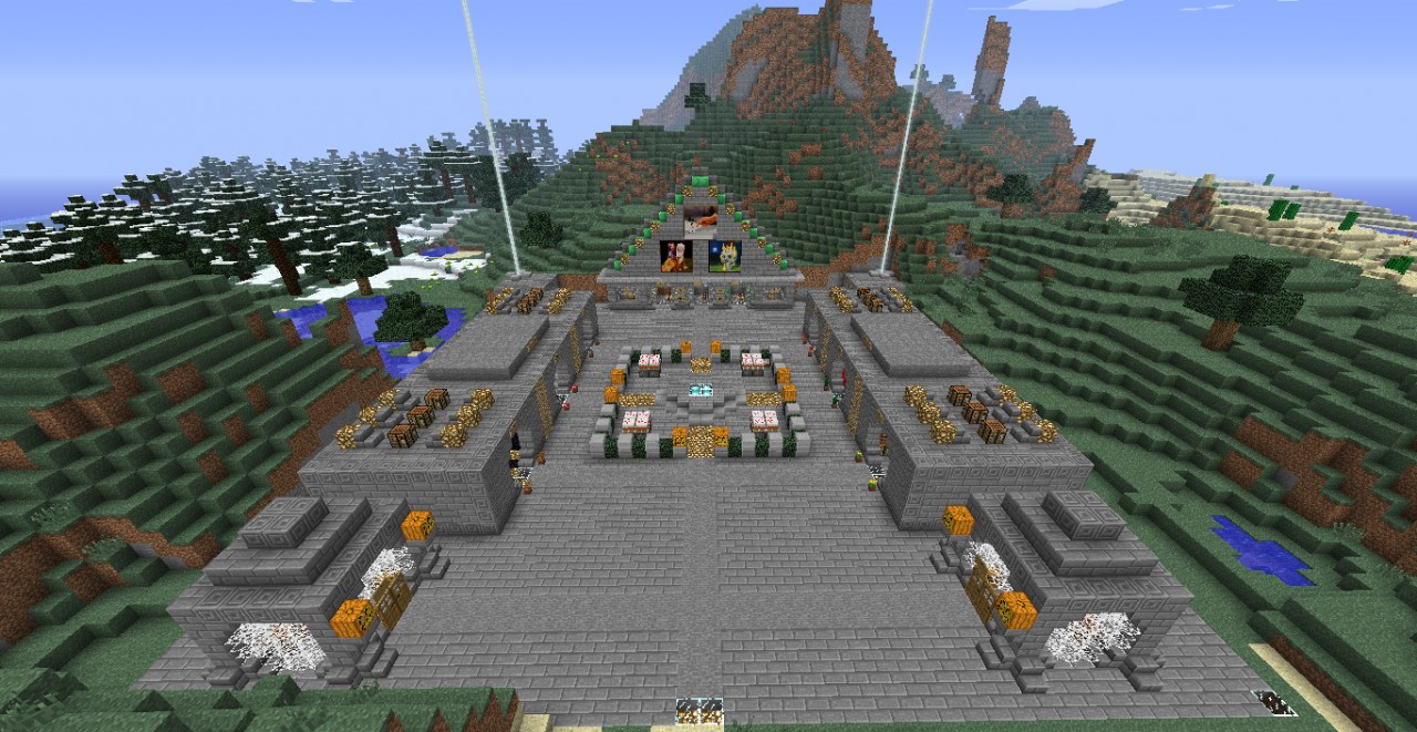 Simplistic Spawn Minecraft Map