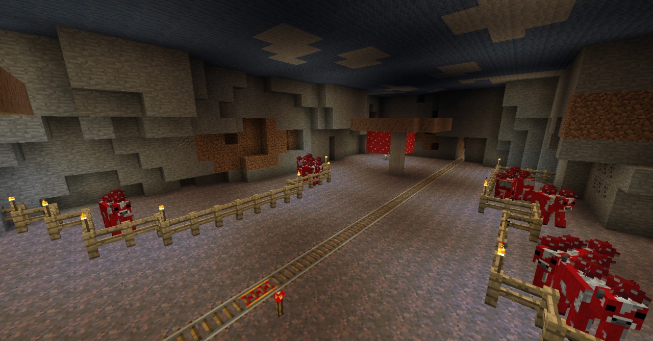 Awesome Minecart Ride Minecraft Map